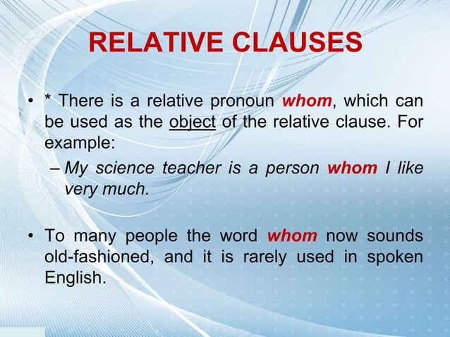 relative clauses 9.pptx | Sports