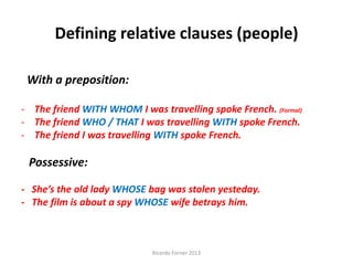 Relative clauses | PPSX