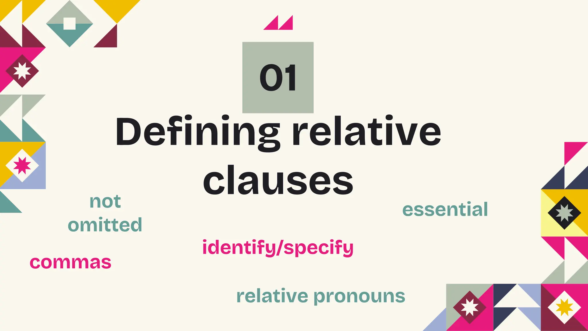 Relative clauses C1 review reduced relative clauses | PPTX