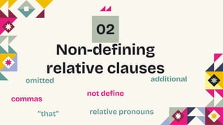 Relative clauses C1 review reduced relative clauses | PPTX