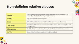 Relative clauses C1 review reduced relative clauses | PPTX