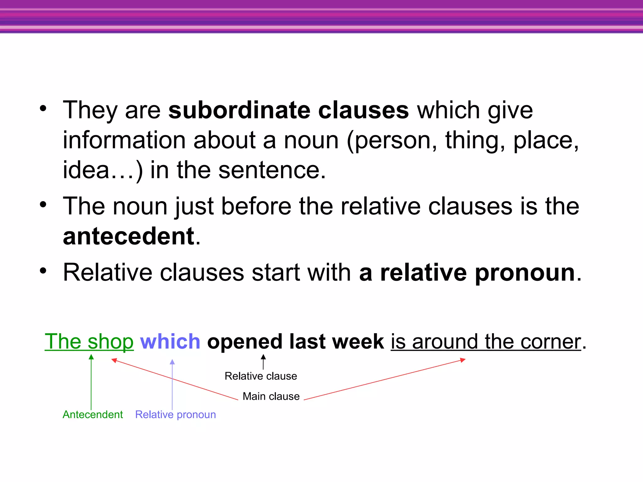 Relative clauses eso | PPT