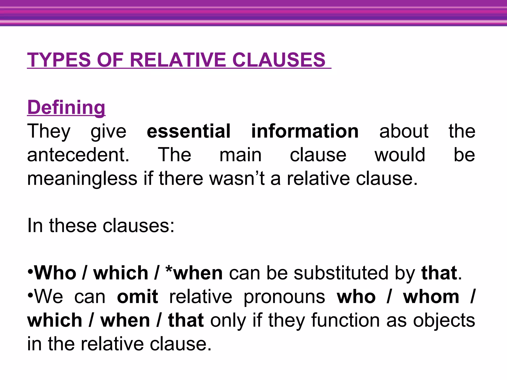 Relative clauses eso | PPT