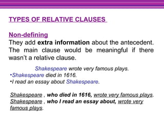 Relative clauses eso | PPT