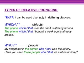 Relative clauses eso | PPT