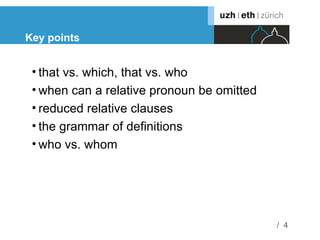 Relative Clauses Lecture II | PPT