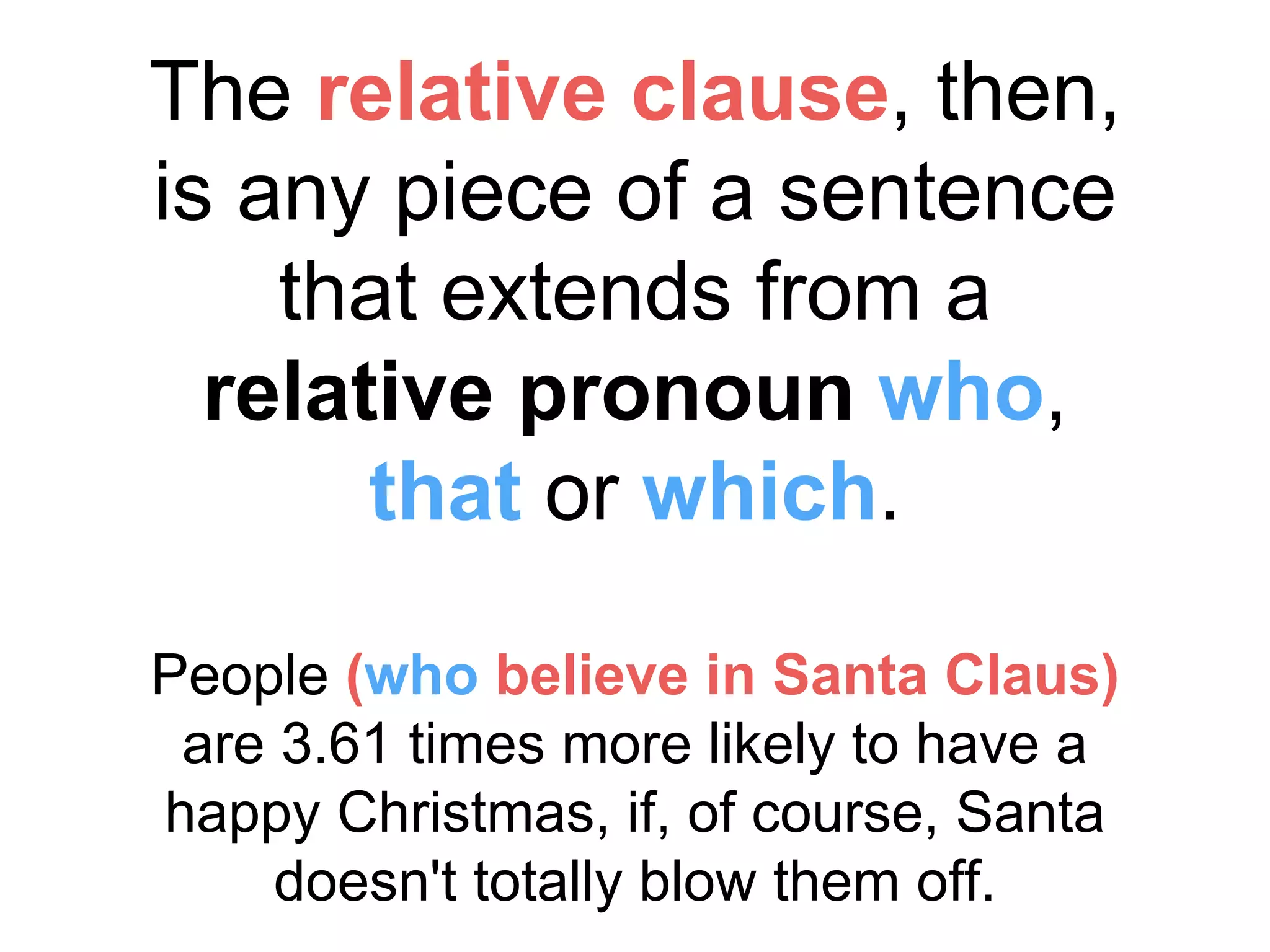 Relative clauses in English Grammar | PPTX