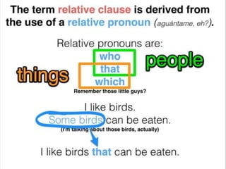 Relative clauses in English Grammar | PPTX