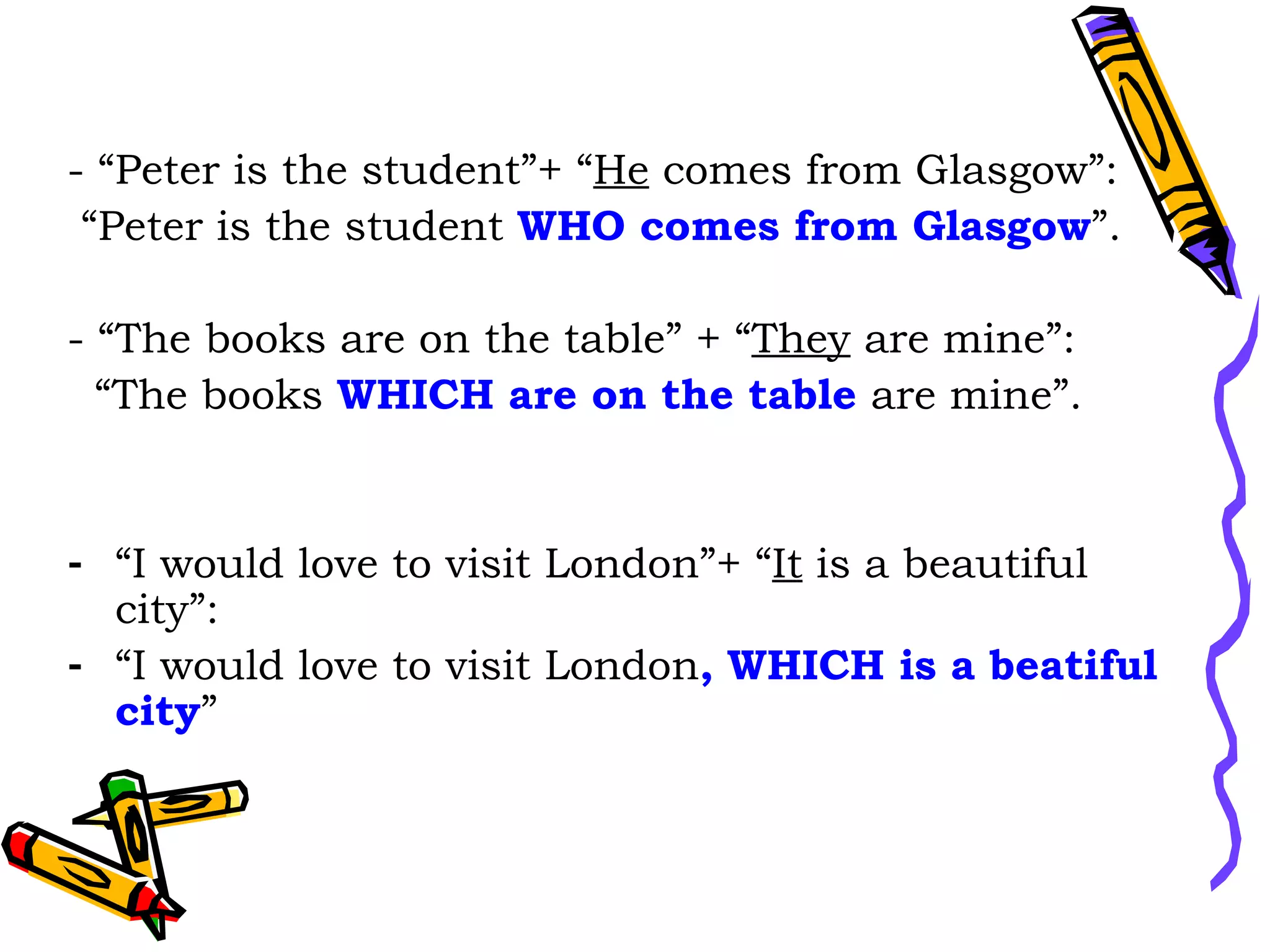 Relative clauses | PPT