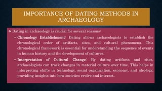 Relative Dating Methods in Archaeology.pptx
