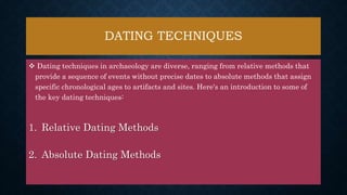 Relative Dating Methods in Archaeology.pptx