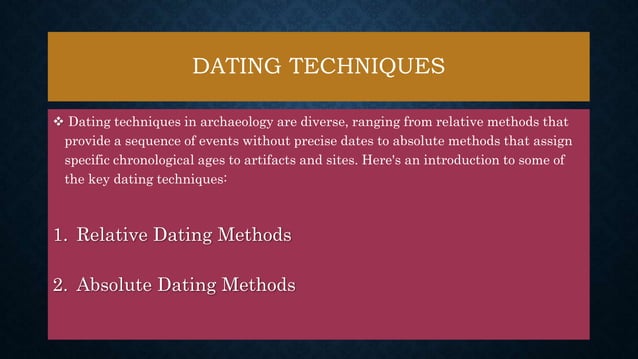 Relative Dating Methods in Archaeology.pptx
