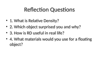 Relative Density Presentation.pptx for school | PPTX