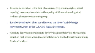 Relative Deprivation Theory, Resource Mobilization Theory, Political ...