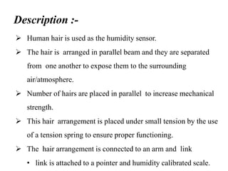 Humidity Measurement in Food Storage | PPTX