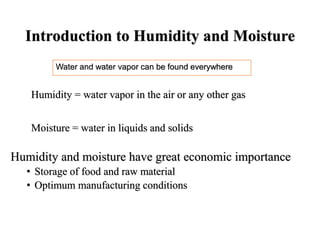 Humidity Measurement in Food Storage | PPTX