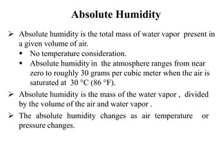 Humidity Measurement in Food Storage | PPTX