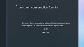 Relative income hypothesis | PPTX