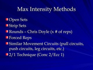 Relative Intensity And Program Design | PPT