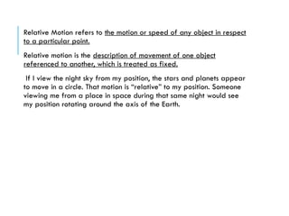 relative_motion ppt about physics grade 10 | PPT