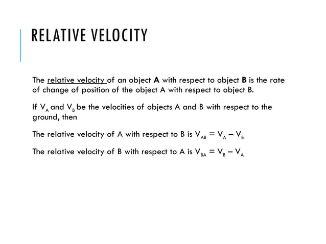 relative_motion ppt about physics grade 10 | PPT