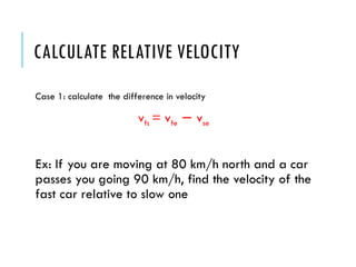 relative_motion ppt about physics grade 10 | PPTX