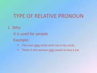 Relative pronoun | PPTX
