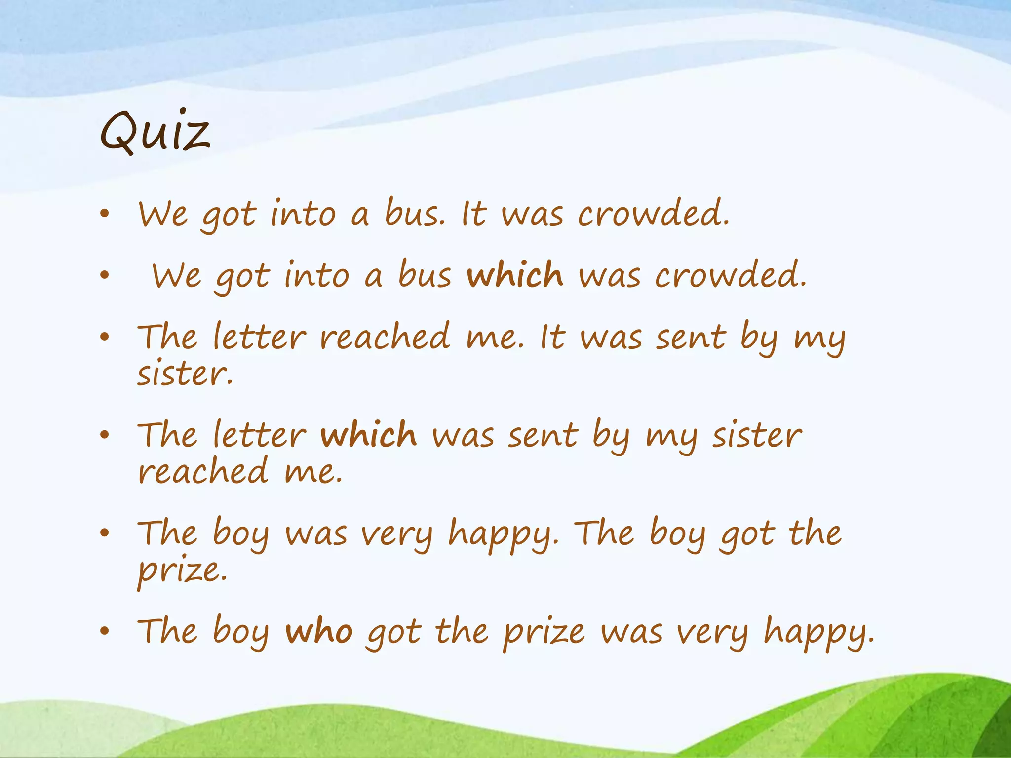 Relative pronoun | PPT