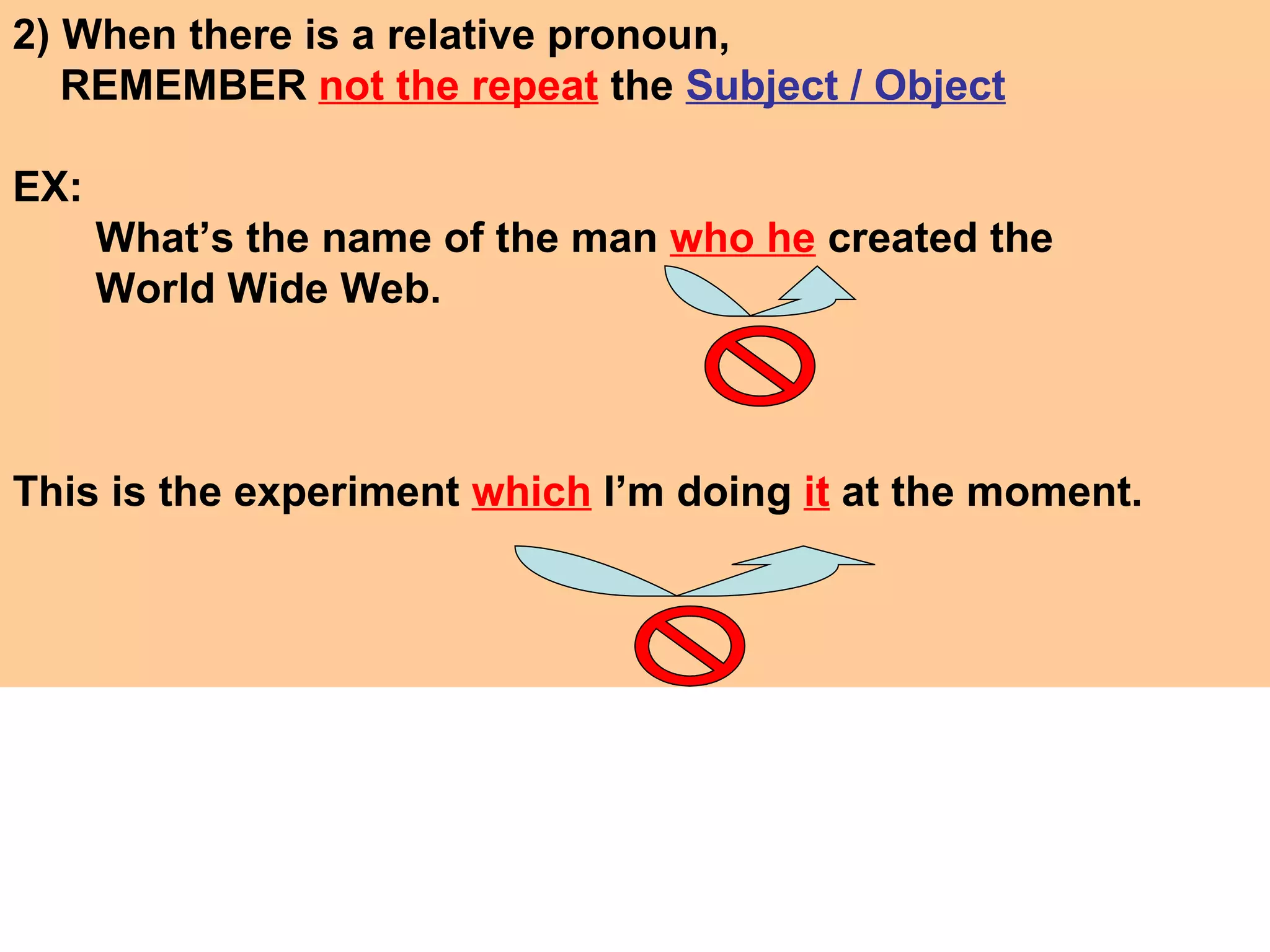 Relative pronouns | PPT