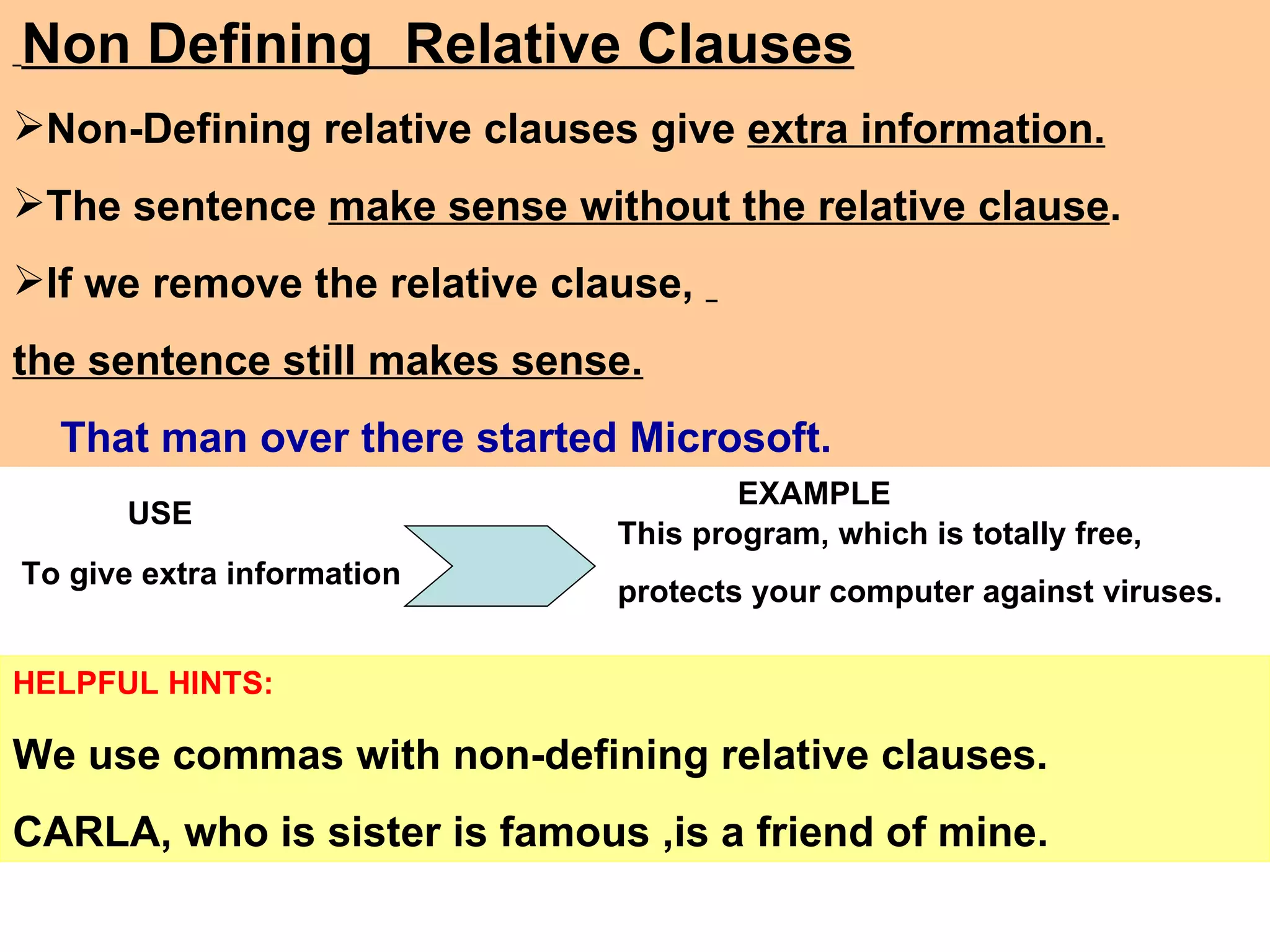 Relative pronouns | PPT