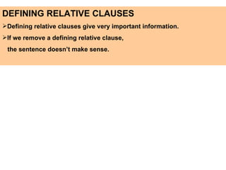 Relative pronouns | PPT