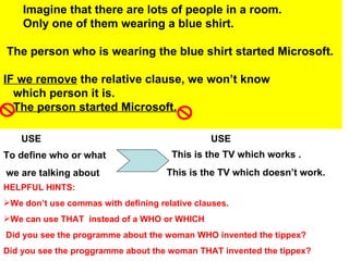 Relative pronouns | PPT