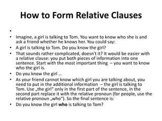Relative pronouns | PPTX