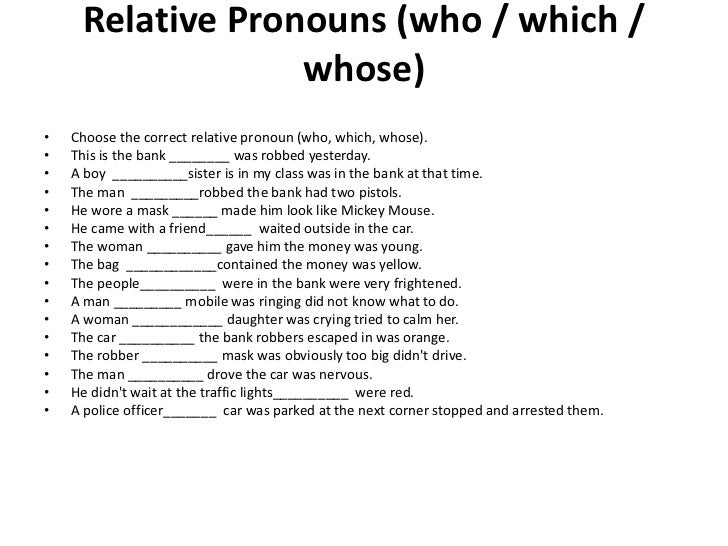 Adverbs pronouns