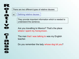 Relative pronouns | PPT