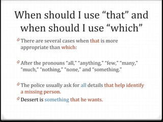 Relative Pronouns | PPT