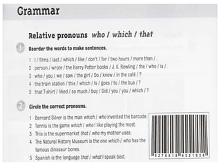 Relative pronouns | PPTX