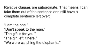 Relative Pronouns | PPT