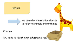 Relative pronouns | PPTX