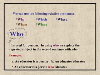 Relative Pronouns2 | PPT