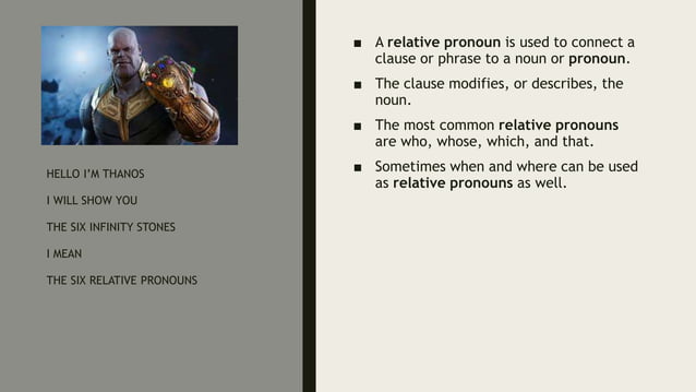 relative PR - idiomas 2024 I UNJFSC - IV | PPT