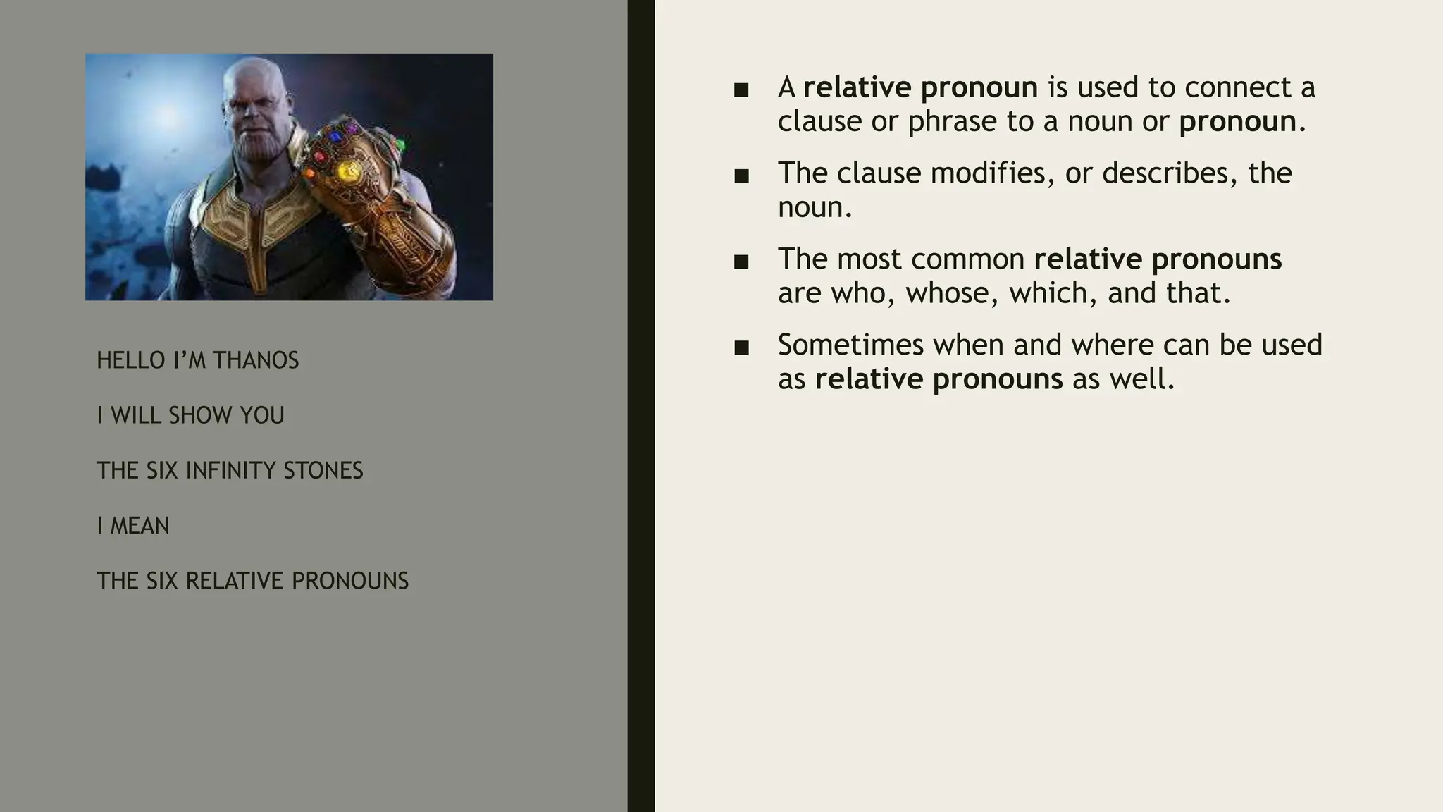 RELATIVE PRONOUNS 2024 I.pptxhuacholima2 | PPTX