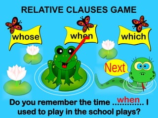 Relative pronouns and clauses theory and practice | PPTX
