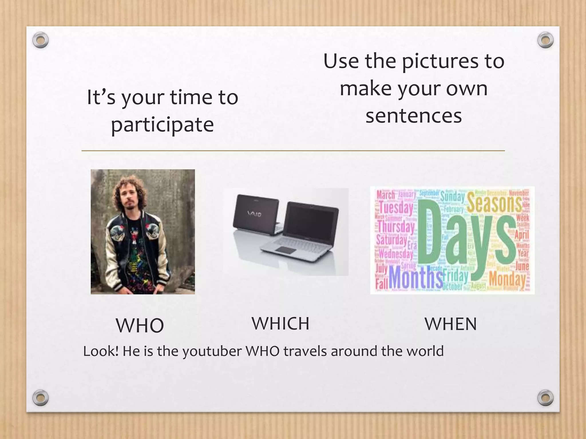 Relative pronouns practice | PPTX