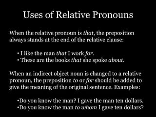 Relative pronouns presentation[1] | PPTX