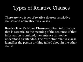 Relative pronouns presentation[1] | PPTX
