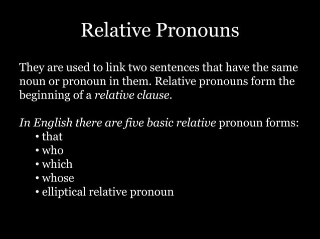 Relative pronouns presentation[1] | PPTX