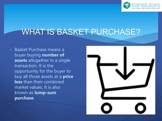 Relative Sales Value | Accounting | PPTX