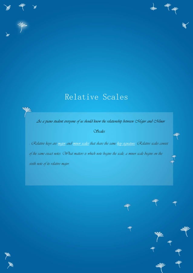 Relative scales | PDF