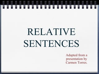 Relative Sentences | PPT